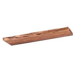 Pharao24.de Baumkante Wandboard aus Akazie Massivholz 20 cm tief