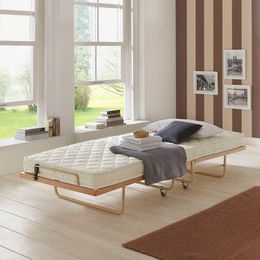 Pharao24.de Klappbett aus Buche Massivholz f&uuml;r G&auml;ste 90x41x203 cm Pharao24
