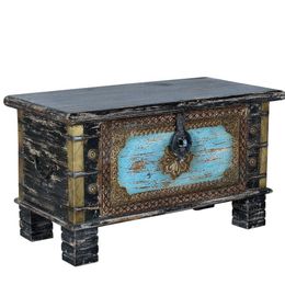 Pharao24.de Holztruhe Dekotruhe aus Massivholz im orientalischen Stil
