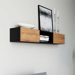 Pharao24.de H&auml;ngeschrank Wandschrank mit einem offenen Fach in modernem Design