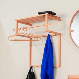 Pharao24.de Garderobe B&uuml;ro Wandgarderobe in modernem Design mit Hutablage