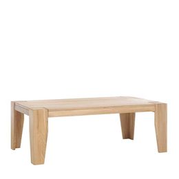 Pharao24.de Holz Couchtisch aus Wildeiche Massivholz Vierfu&szlig;gestell
