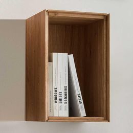 Pharao24.de Wildeiche Massivholzregal ge&ouml;lt modernem Design