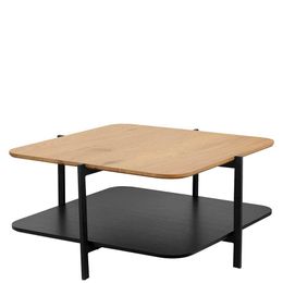 Pharao24.de Sofatisch Couchtisch aus Metall und MDF