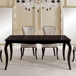 Pharao24.de Dunkelbrauner Esszimmertisch im Neo Barockstil 180 cm breit