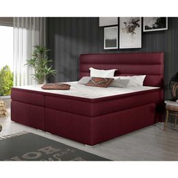 Pharao24.de Bett Polsterbett mit Bezug aus Webstoff