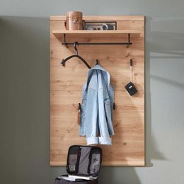 Pharao24.de H&auml;ngegarderobe in modernem Design Holzoptik foliert