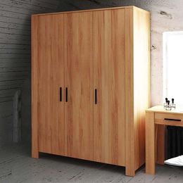 Pharao24.de Massivholzschrank aus Kernbuche ge&ouml;lt 205 cm hoch 155x205x60 cm Pharao24