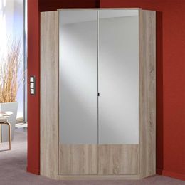 Pharao24.de Kleiderschrank f&uuml;r Ecken Spiegel
