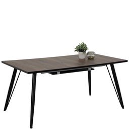 Pharao24.de Ausziehtisch mit zwei Einlegeplatten Retrostil