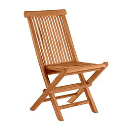 Pharao24.de Balkonst&uuml;hle aus Teak Massivholz klappbar (2er Set)