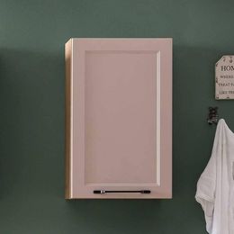 Pharao24.de Badezimmerschrank H&auml;ngeschrank in Hellgrau mit Dreht&uuml;r