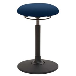 Pharao24.de Ergonomischer Pendelhocker in Blau & Schwarz Made in Germany