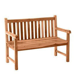 Pharao24.de Balkonbank aus Teak Massivholz naturbelassen