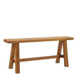 Pharao24.de Massivholz Bank Landhaus Stil aus Wildeiche 110x45x27 cm