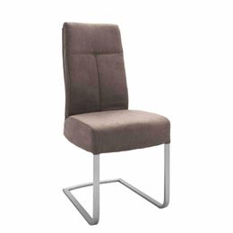 Pharao24.de K&uuml;chenstuhl Set in Beige Edelstahl (2er Set)
