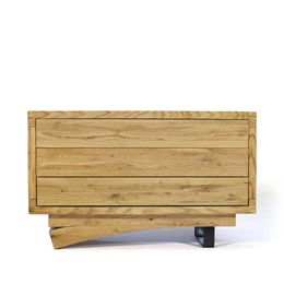 Pharao24.de Design Kommode aus Asteiche Massivholz Push-to-open-Funktion