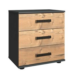 Pharao24.de Schlafzimmerkommode im Industry und Loft Stil 58 cm hoch
