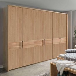 Pharao24.de Schlafzimmerkleiderschrank aus Eiche teilmassiv 6-t&uuml;rig