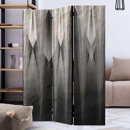 Pharao24.de Grauer Paravent futuristisch modernem Design