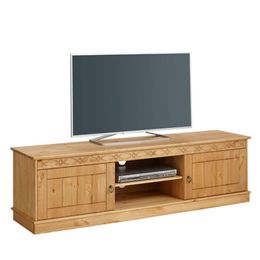 Pharao24.de TV Sideboard TV Kommode im Landhausstil in Kieferfarben