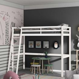 Pharao24.de Kinderzimmer Bett 175 cm hoch Kiefer Massivholz