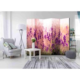 Pharao24.de Spanische Wand mit Lavendel Motiv 225 cm breit