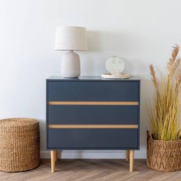 Pharao24.de Dielenkommode Schlafzimmer Kommode in modernem Design 80 cm breit