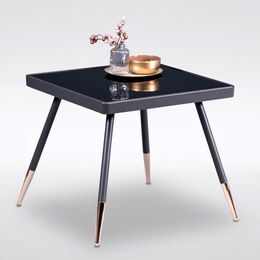 Pharao24.de Beistelltisch Sofa in modernem Design Metall und Glas