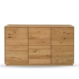 Pharao24.de Kommode Vollholz aus Wildeiche Massivholz 139 cm breit