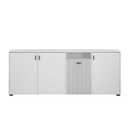 Pharao24.de Sideboard mit Dreht&uuml;ren Dekor tiefgezogen