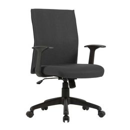 Pharao24.de Ergonomischerb&uuml;rostuhl in Schwarz h&ouml;henverstellbarem Sitz