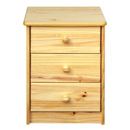 Pharao24.de Nachtschrank aus Kiefer Massivholz Landhausstil