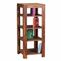 Pharao24.de Standregal aus Sheesham Massivholz 105 cm hoch