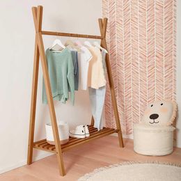 Pharao24.de Garderobenst&auml;nder f&uuml;r Kinderzimmer aus Buche Massivholz 99 cm breit
