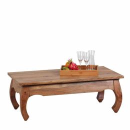 Pharao24.de Wohnzimmertisch aus Akazie Massivholz Opium Design