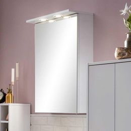 Pharao24.de Badezimmerspiegelschrank mit LED Beleuchtung Steckdose
