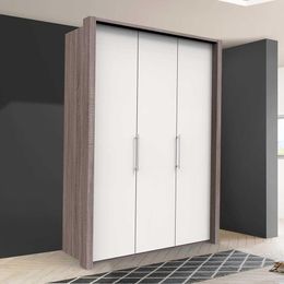 Pharao24.de Kleiderschrank Jugendzimmer 2 t&uuml;rig Metallgriffen