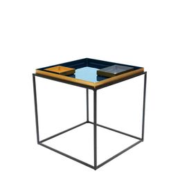 Pharao24.de Bunter Beistelltisch mit Tablettfunktion 45 cm breit