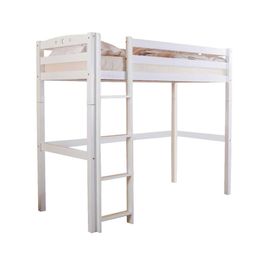 Pharao24.de Hochbett aus Buche Massivholz 90x200cm