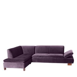 Pharao24.de Eckcouch in Lila 270 cm breit