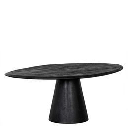 Pharao24.de Sofatisch schwarz massiv in modernem Design 120 cm breit