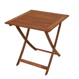 Pharao24.de Gartentisch aus Holz massiv klappbar