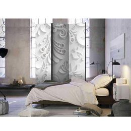 Pharao24.de Spanische Wand mit Bl&auml;ttern und Ranken in Stuck Optik drei Elementen