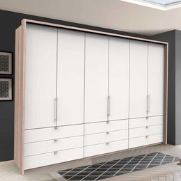 Pharao24.de Schlafzimmerschrank mit Faltt&uuml;ren und Schubladen Made in Germany