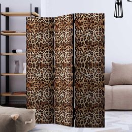 Pharao24.de Spanische Trennwand mit Leopard Muster modern