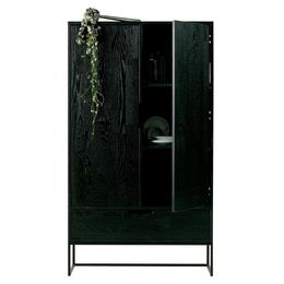 Pharao24.de Vertiko in Schwarz 85 cm breit