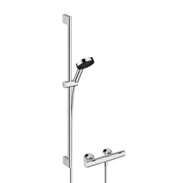 Hansgrohe Pulsify Select S Aufputz-Duscharmatur mit Thermostat, 24261000,