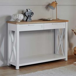 Pharao24.de Tischkonsole Dielen Konsole im Landhausstil 77 cm hoch