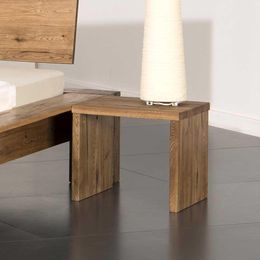 Pharao24.de Nachttisch aus Eiche Massivholz 40 cm